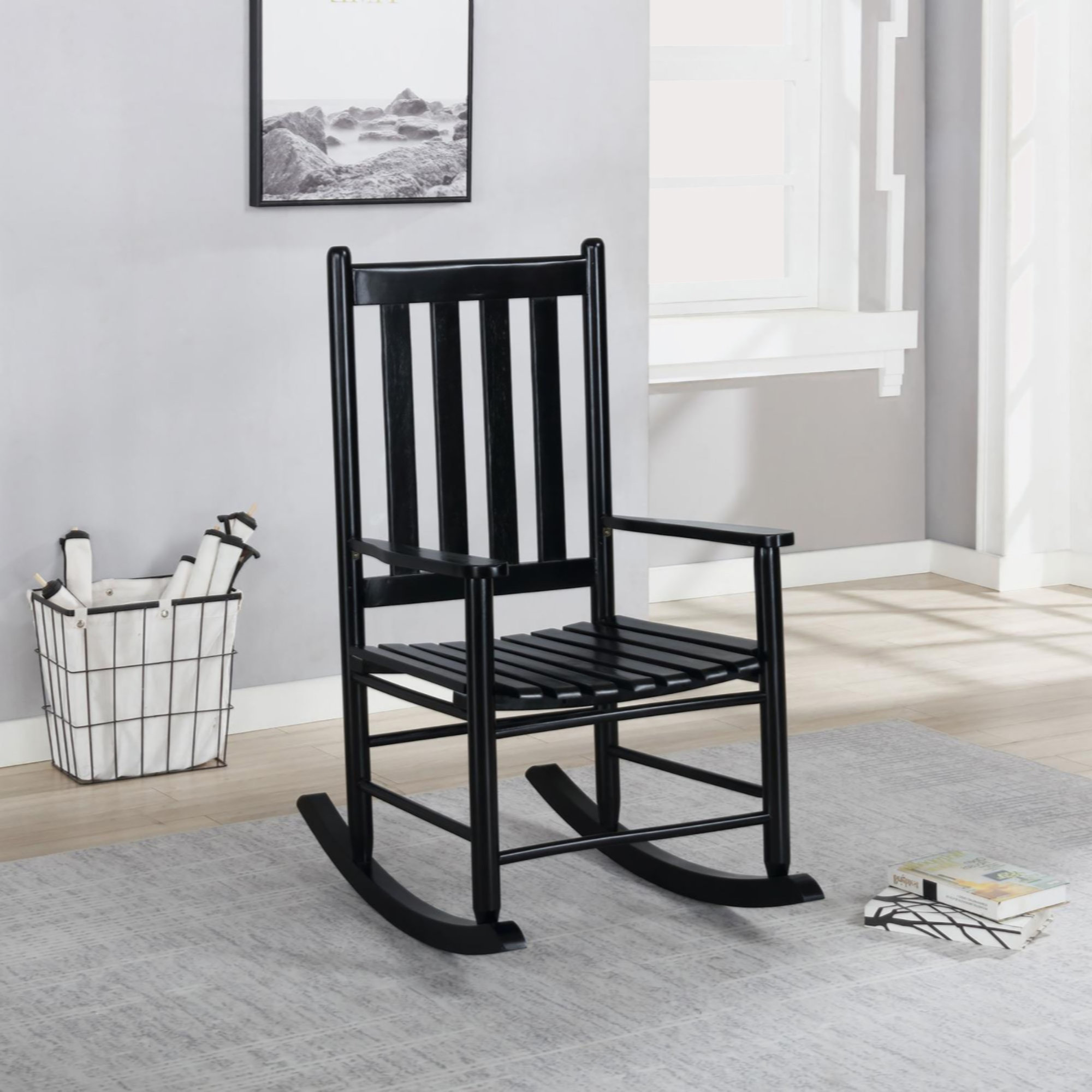 Lark Manor™ Slat Back Rocking Chair | Wayfair