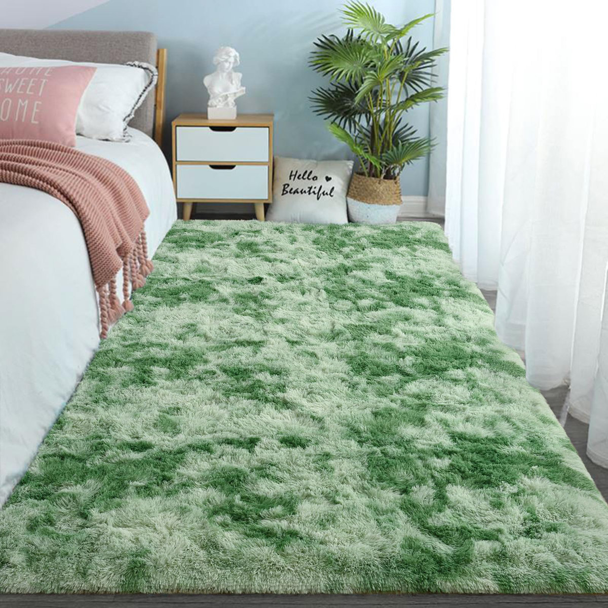 Mercer41 Extra Large Fluffy Area Rug, Modern Indoor Carpets For Living ...