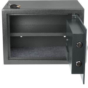 Stalwart Electronic Safe - Digital Biometric Fingerprint Lock - Dark ...