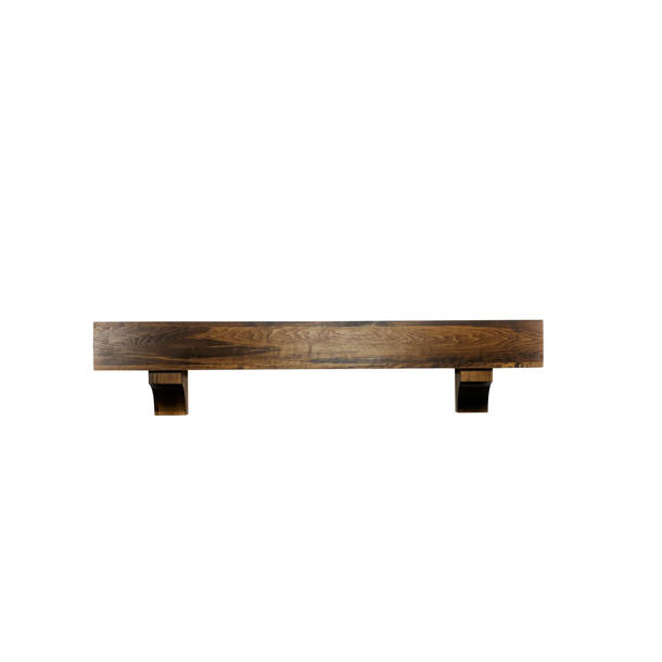 Creative Hardwoods Barn Wood Box Beam Fireplace Shelf Mantel & Reviews ...