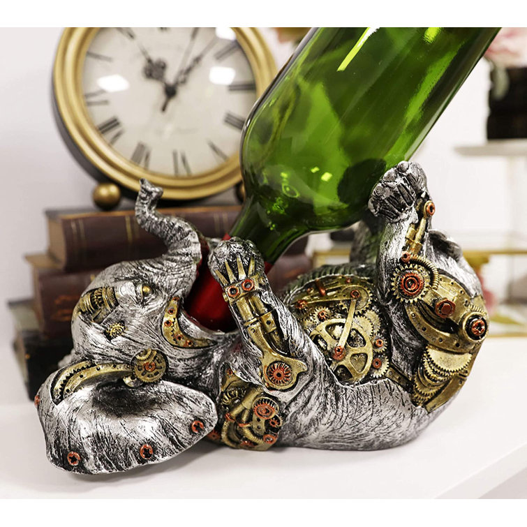 Trinx Jumal Steampunk Victorian Sci Fi Cyborg Robotic Elephant Wine ...