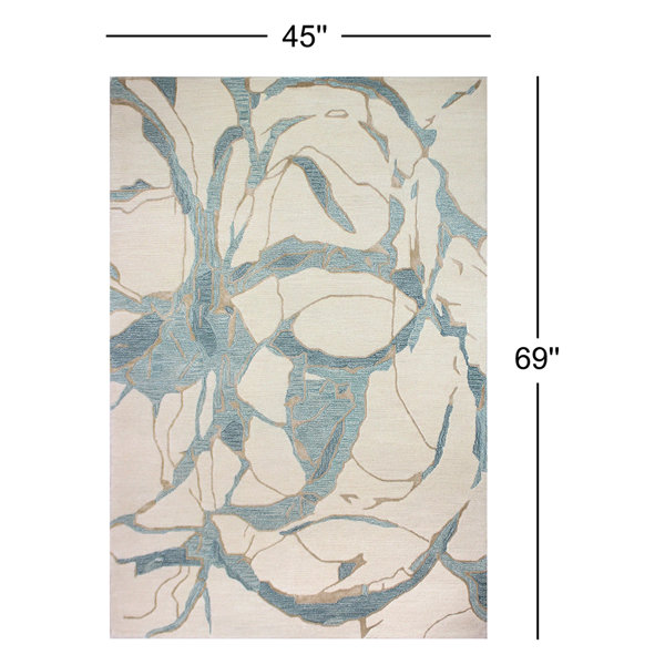 Wade Logan® Anjalie Abstract Indoor Rug & Reviews | Wayfair