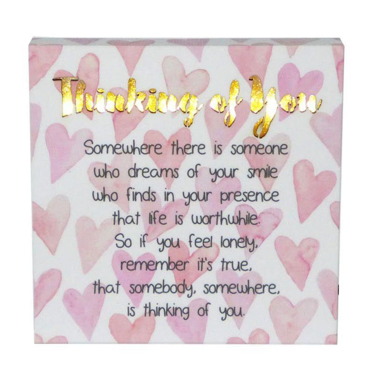 Trinx Thinking Of You Led Block Sign - Wayfair Canada