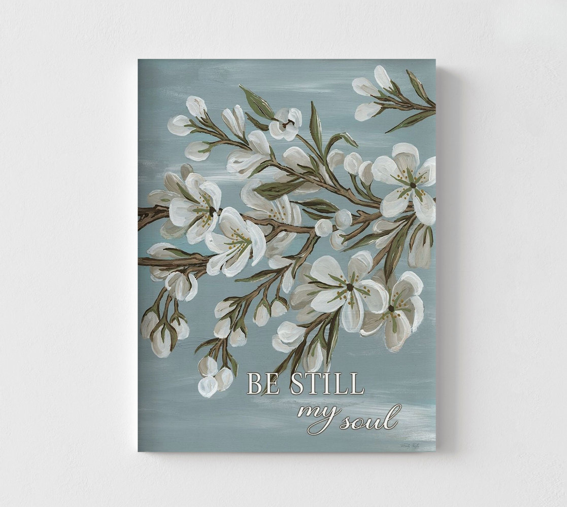 WeFrameArt Spring Be Still By Cindy Jacobs, Religious Poem Poster Print ...