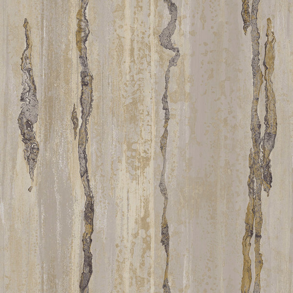 Union Rustic Elizaveta 10m x 1.07m 3D Embossed Metallic Finish ...