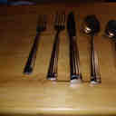 Fortessa Doria 5 Piece 18/10 Stainless Steel Flatware Set, Service for ...