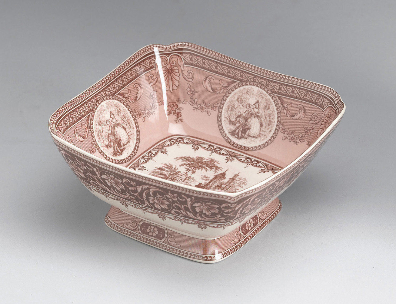 Astoria Grand Nathaly Scene Square Serving Bowl | Wayfair