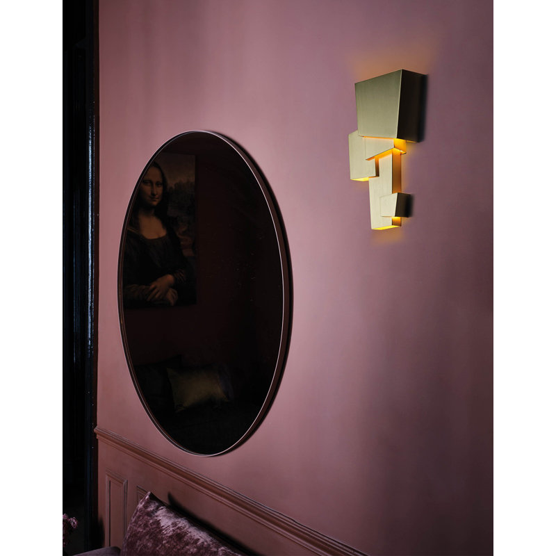 DCW Editions Map 1 1 - Light LED Gold Flush Mounted Sconce | Wayfair