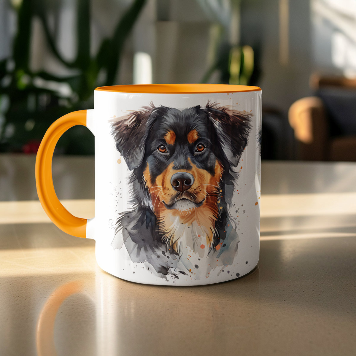 East Urban Home Set of 3 – Watercolor Cocker Spaniel Design 11oz Coffee ...