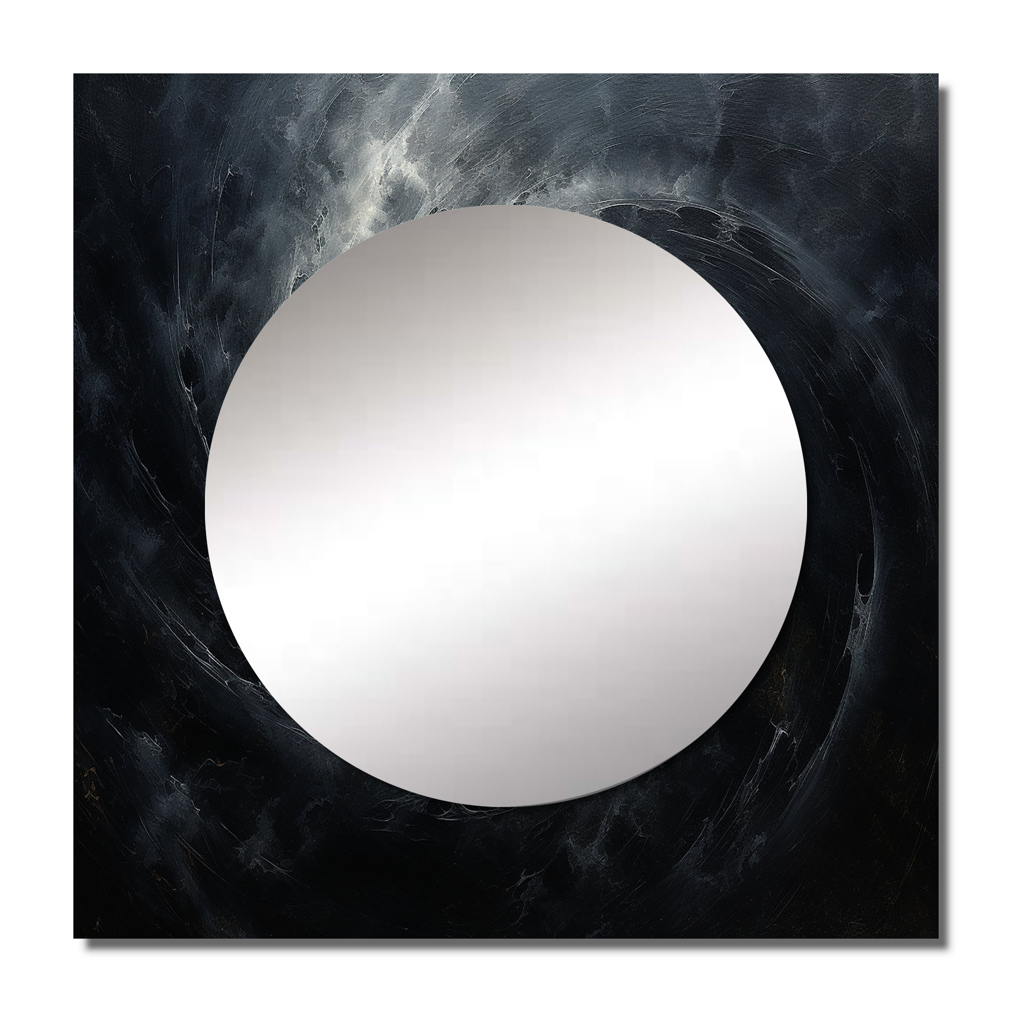 Design Art Black Hole Quiet Quasar - Abstract Spirals Square Living ...