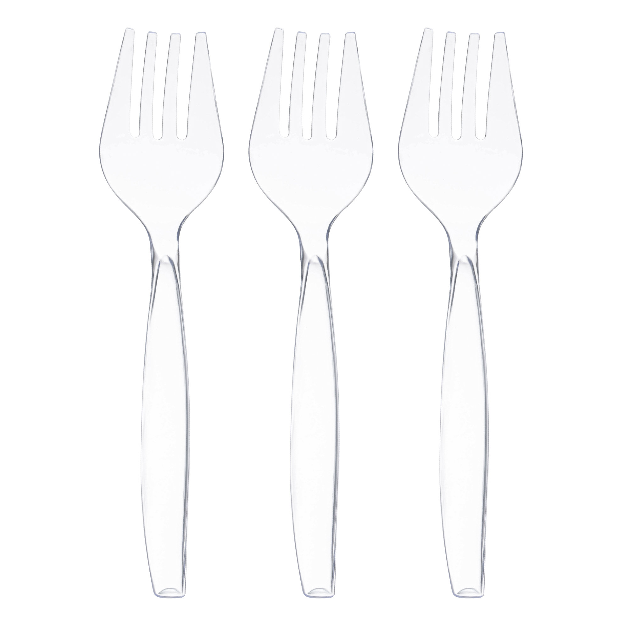 Smarty Had a Party Clear Disposable Plastic Serving Forks | Wayfair