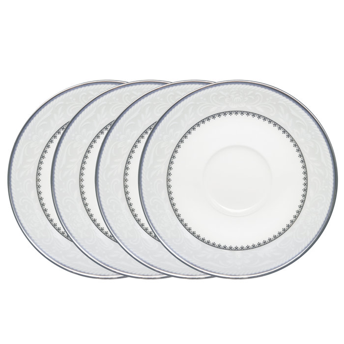 Noritake Brocato Set Of 4 Saucers, 6" & Reviews | Wayfair