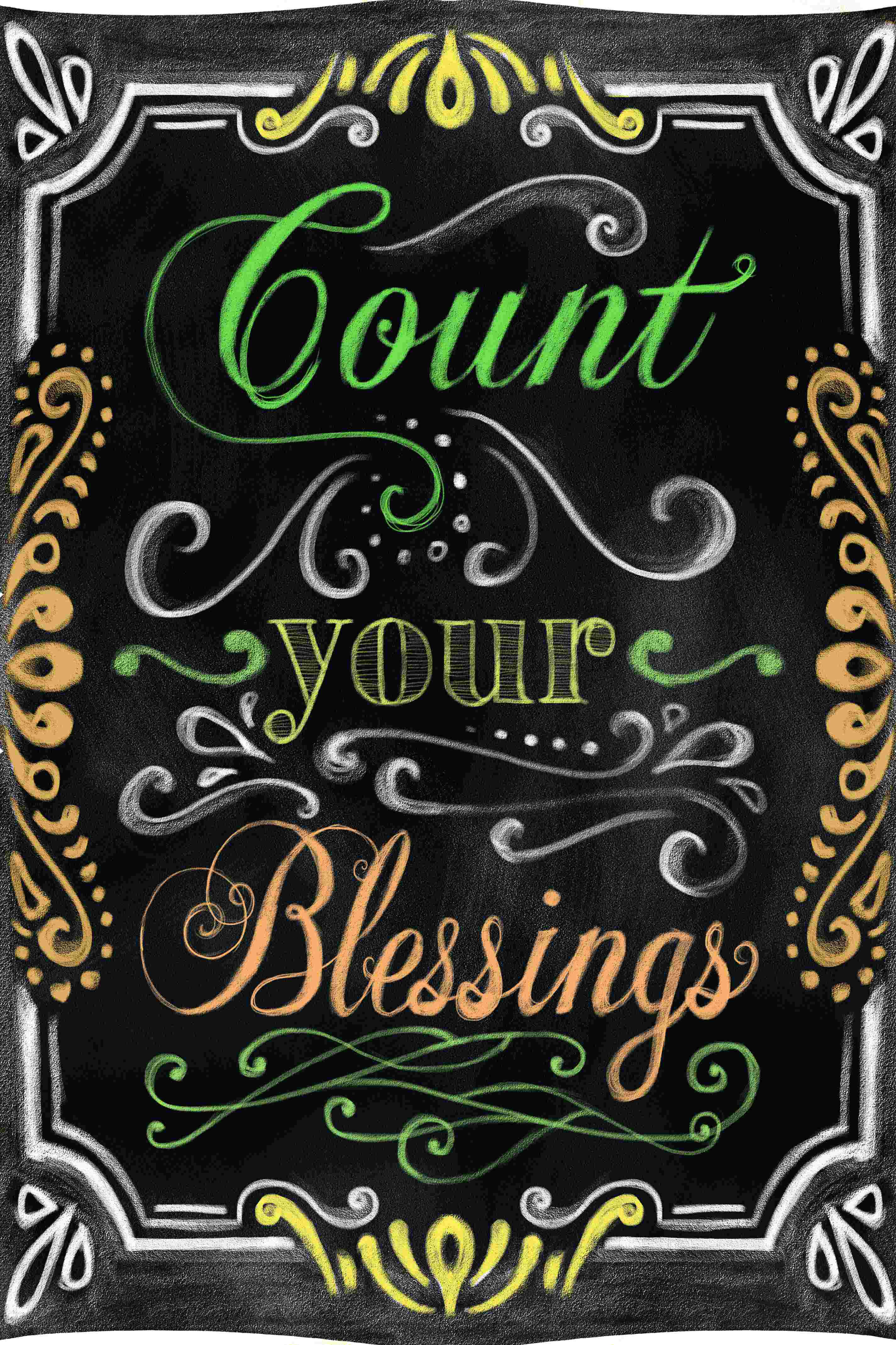Trinx Count Your Chalk 2 - Wrapped Canvas Textual Art | Wayfair