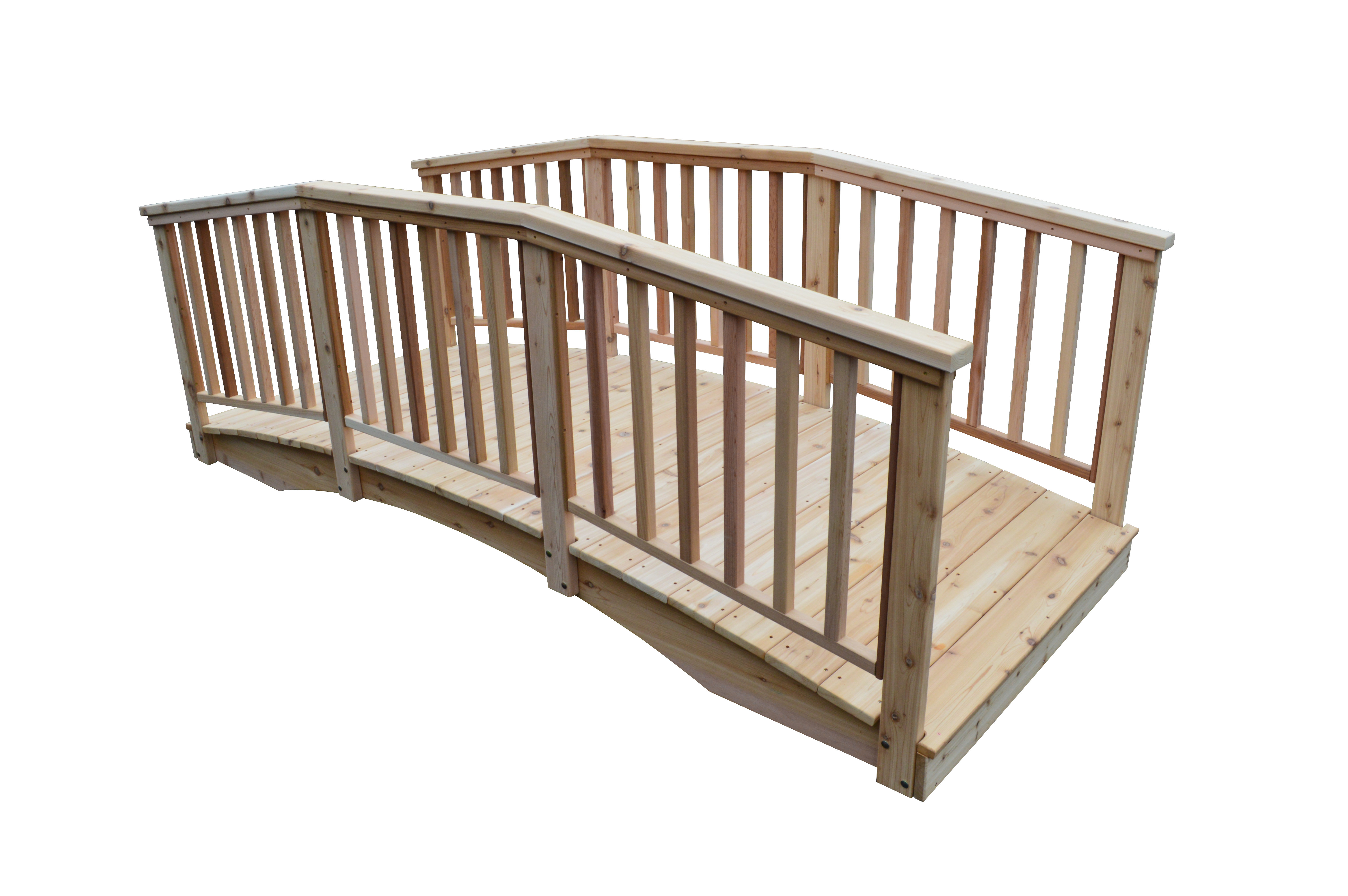 A&L Furniture Western Cedar 12-FT Baluster Bridge - Wayfair Canada