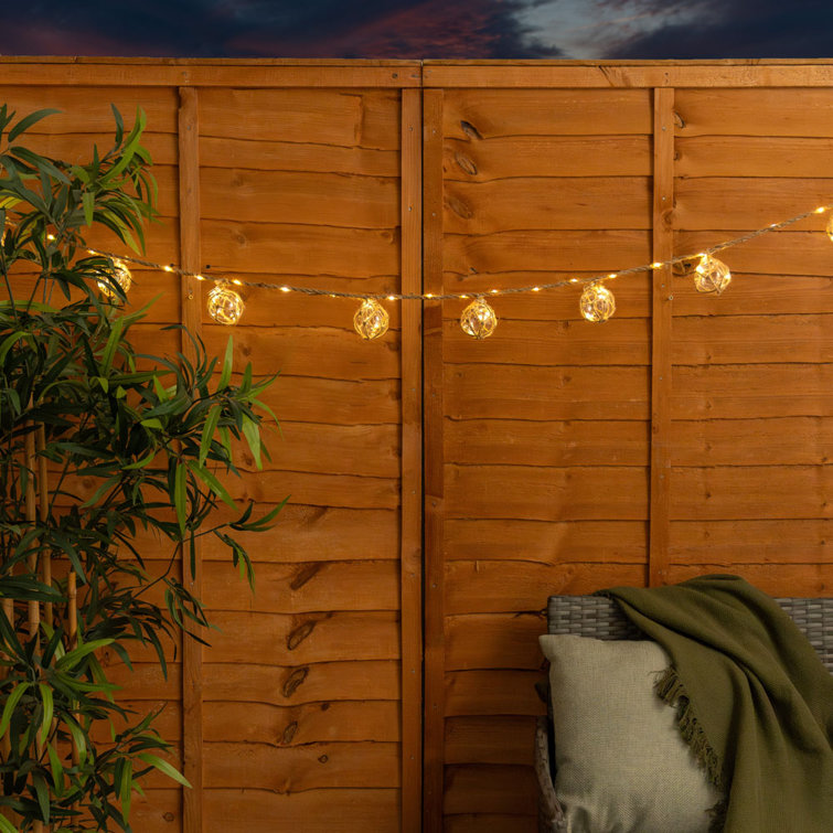 Fairmont Park Lelystad 202cm LED Solar Powered 8 - Bulb Novelty String ...
