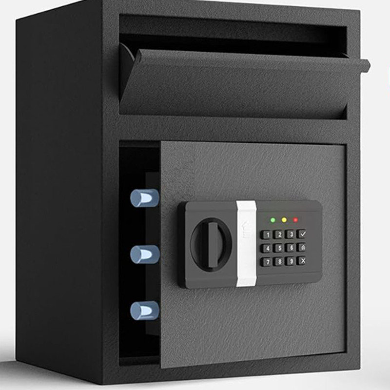 DEBLIT Smart Safe | WiFi Safe Box App Lock/Alarm | Voice Command ...