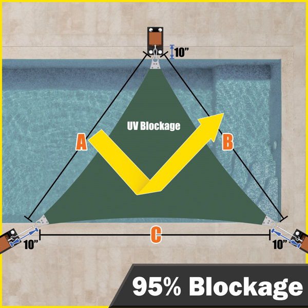 Royal Shade Super Ring Triangle Shade Sail & Reviews | Wayfair