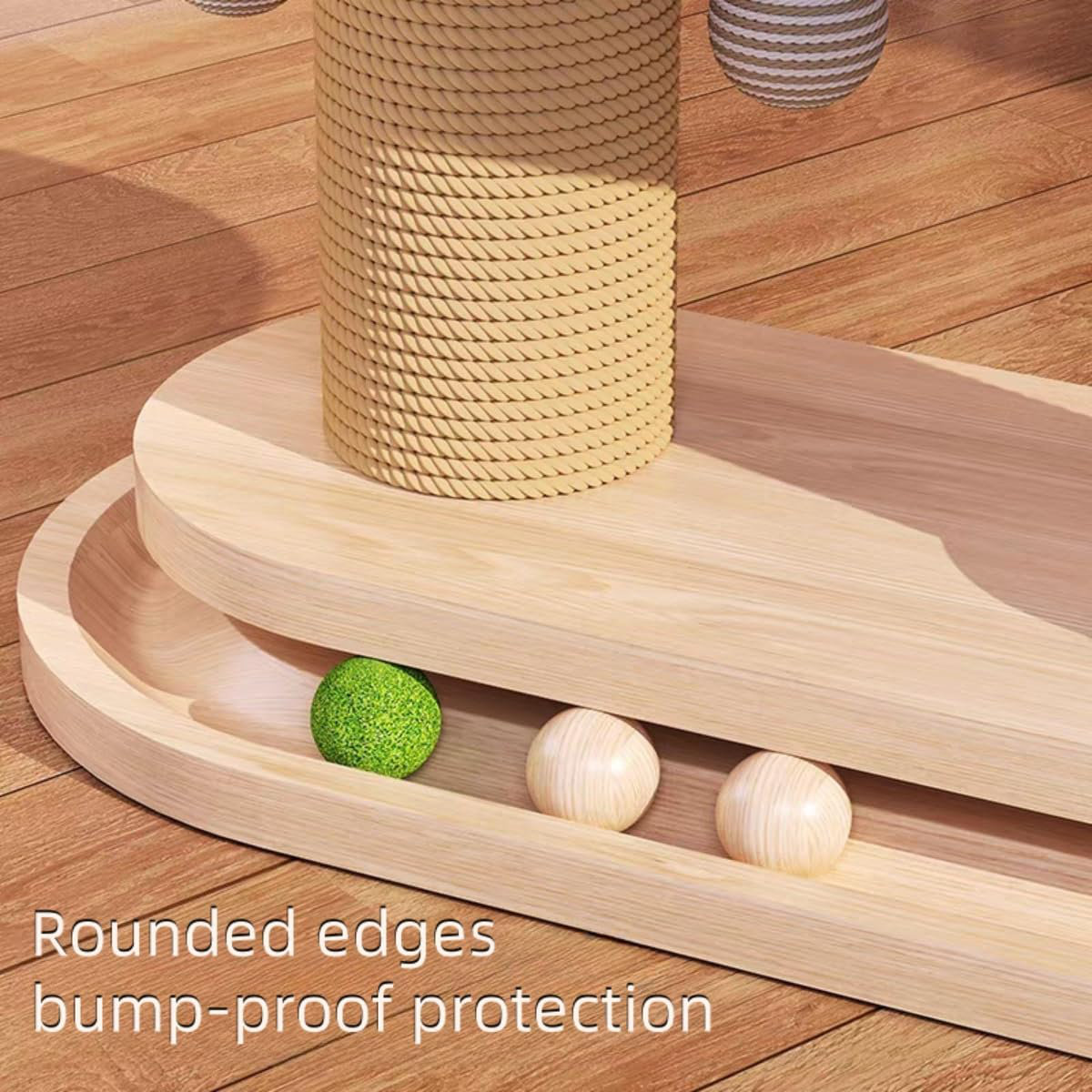 George Oliver Wooden Cat Scratcher & Reviews | Wayfair