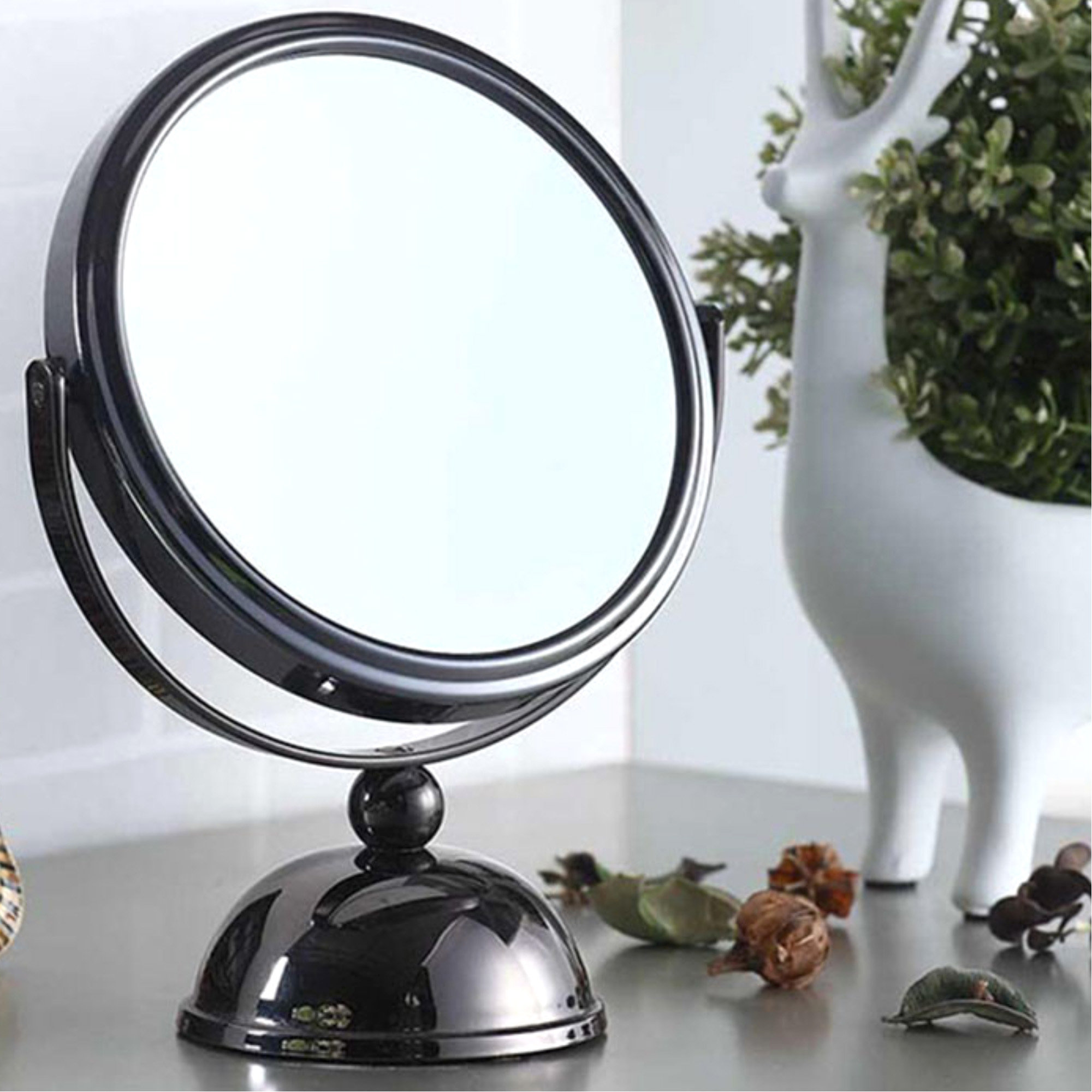Symple Stuff Versatile Chrome Makeup Mirror For Flawless Beauty ... Symple Stuff Versatile Chrome Makeup Mirror For Flawless Beauty ...