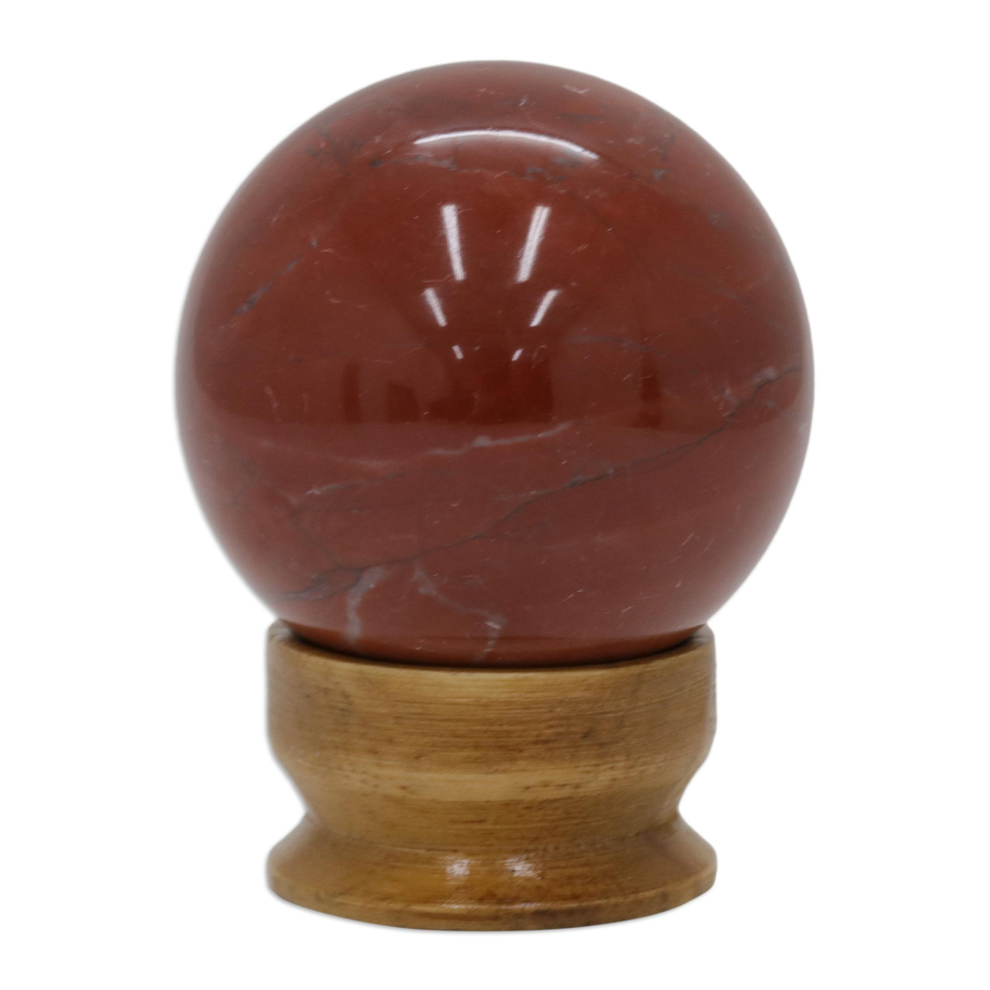 Novica Handmade Calming Orb Jasper Sculpture | Perigold