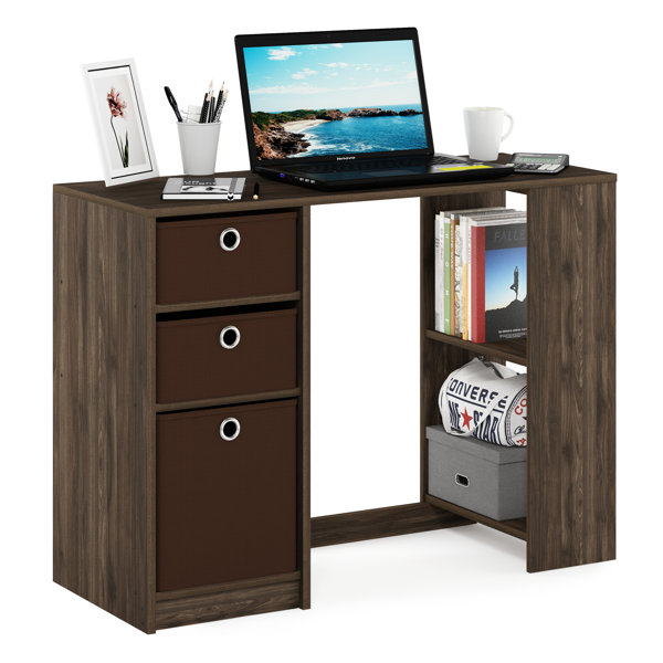 17 Stories Bracan Writing Computer Desk with Bin Drawers & Reviews ...