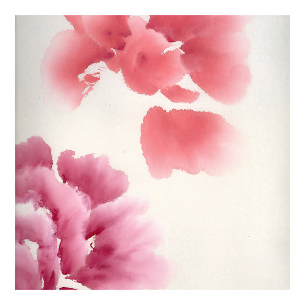 East Urban Home Artistic Flora II 2.25m x 3.36m Textured Matt Peel ...