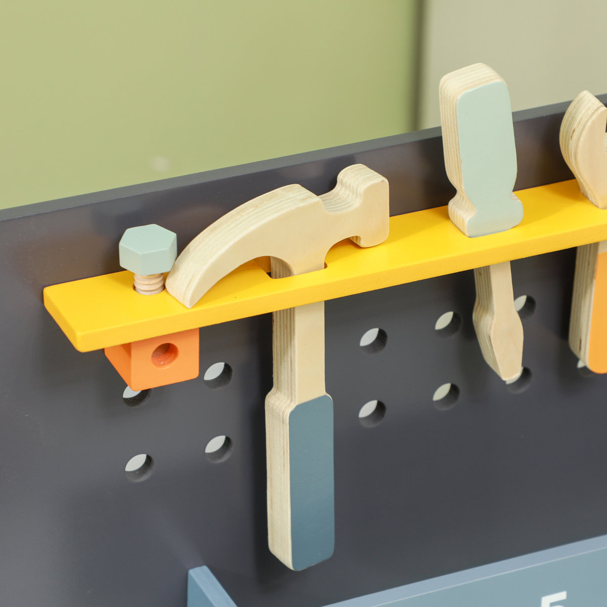 Qaba Toddler Tool Set, 49 Piece Kids Tool Bench Workbench Playset for 3 ...