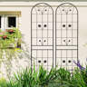Charlton Home® Sawyerville 86.7" X 19.7" Metal Garden Trellis 4 ...