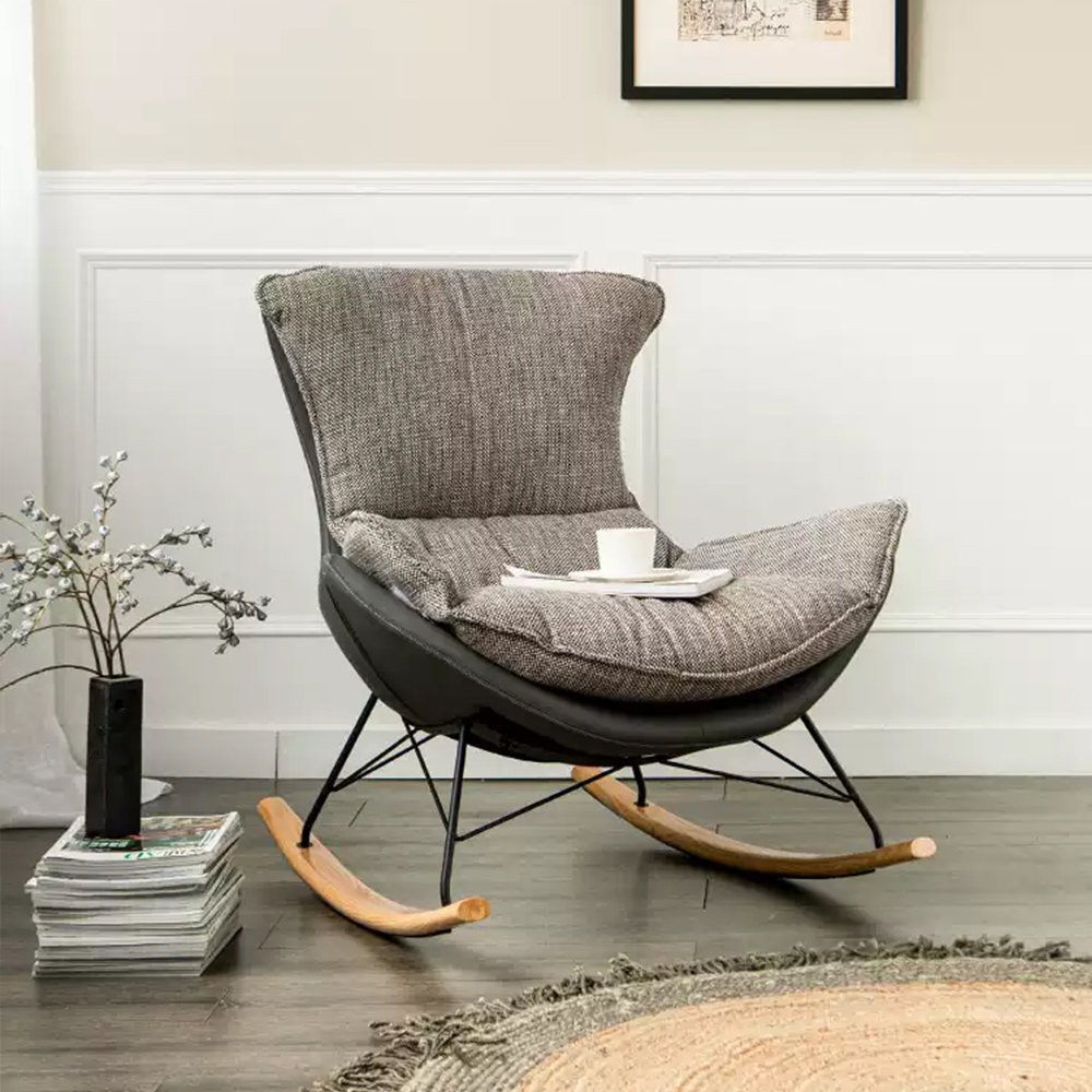 ComfySofa.s Home simple modern leisure lazy rocking chair | Wayfair