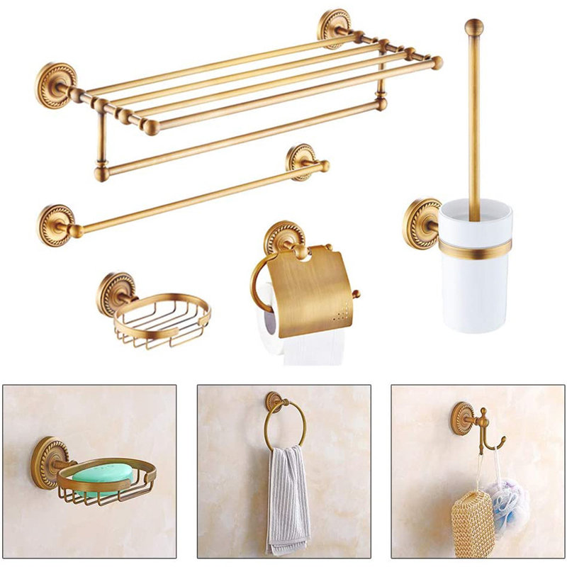 YXSUN Gold Wall Mounted Towel Racks & Reviews - Wayfair Canada