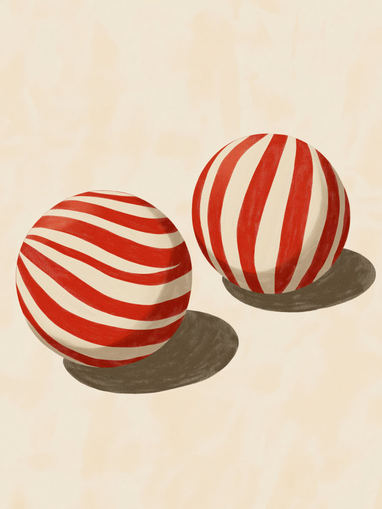 Lark Manor Striped balls | Wayfair.co.uk