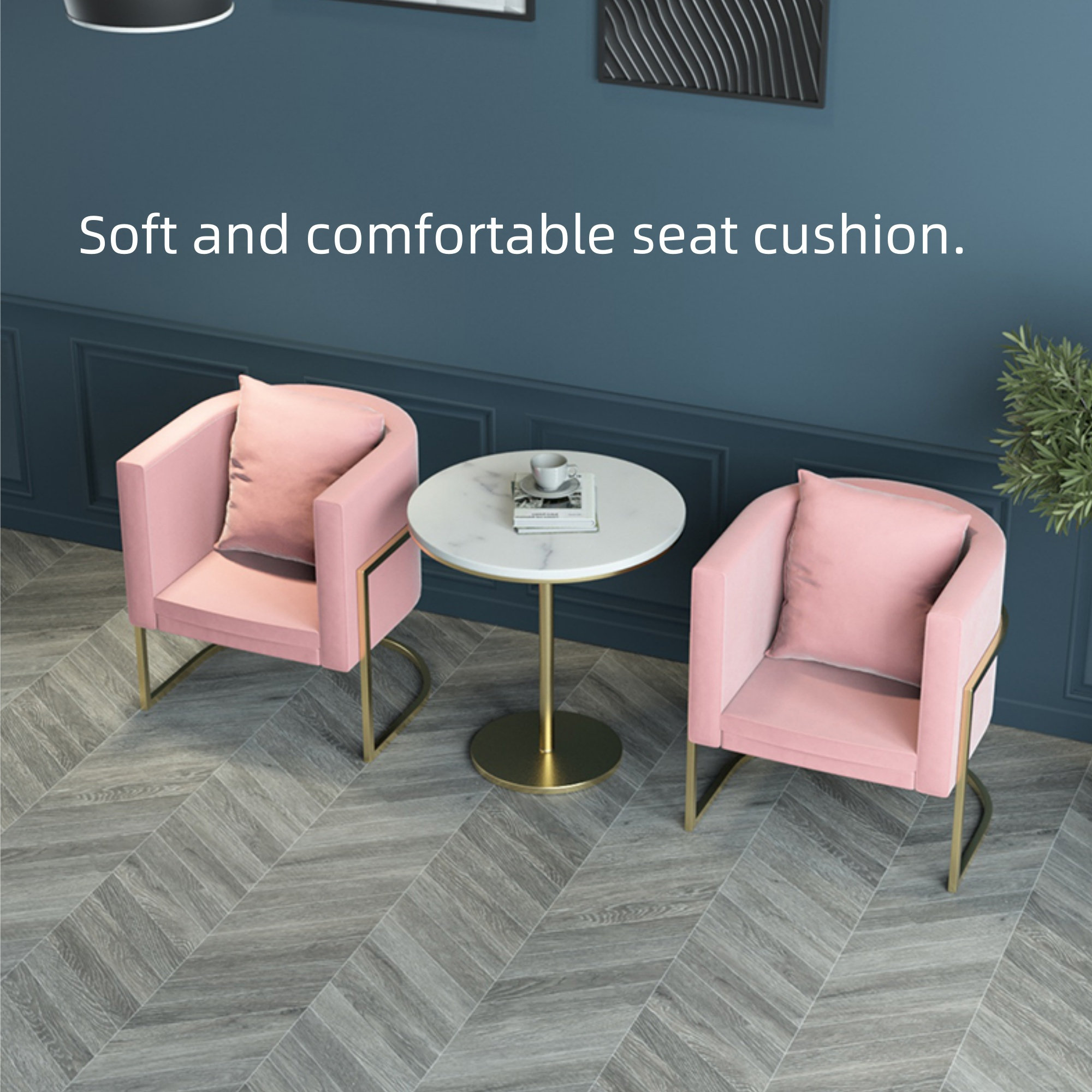 Mercer41 Wrap-around Sofa And Round Table Set | Wayfair