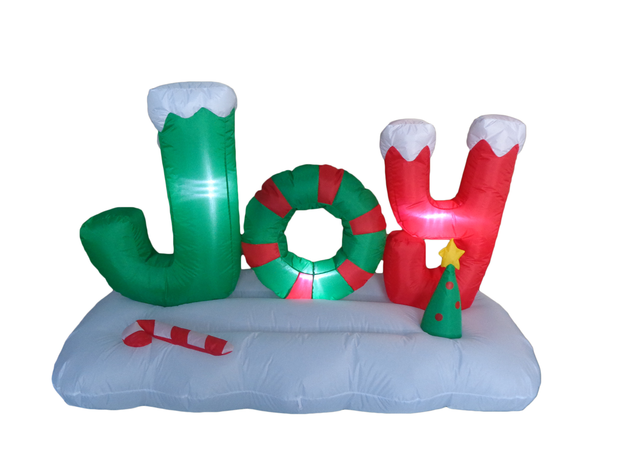 The Holiday Aisle® 5 Foot Long Lighted Christmas Inflatable Christmas ...