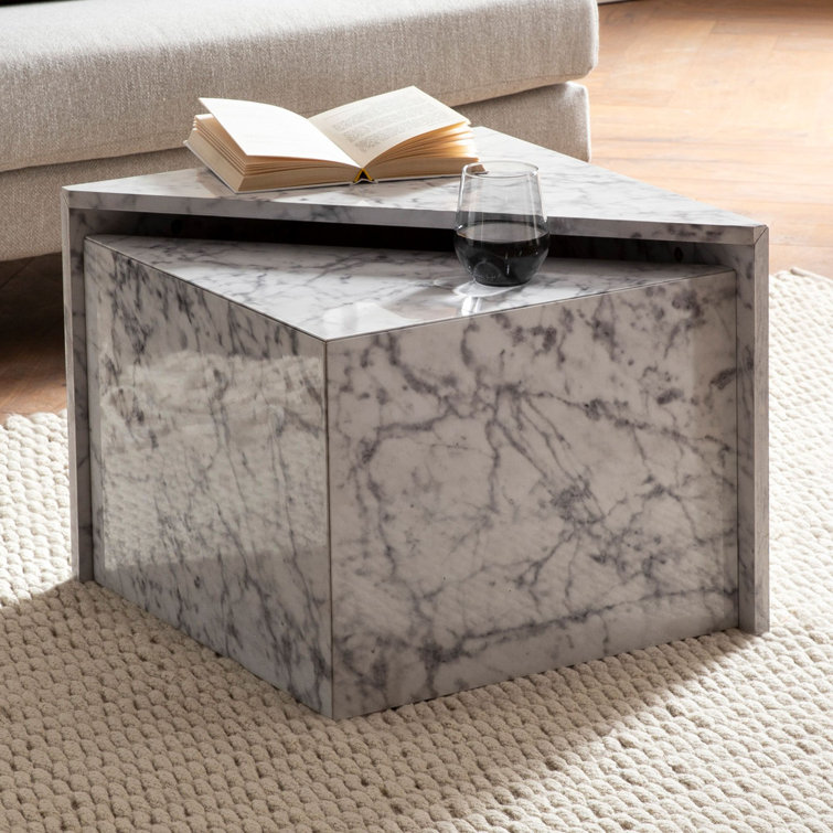 Metro Lane Cartisha Block Coffee Table | Wayfair.co.uk