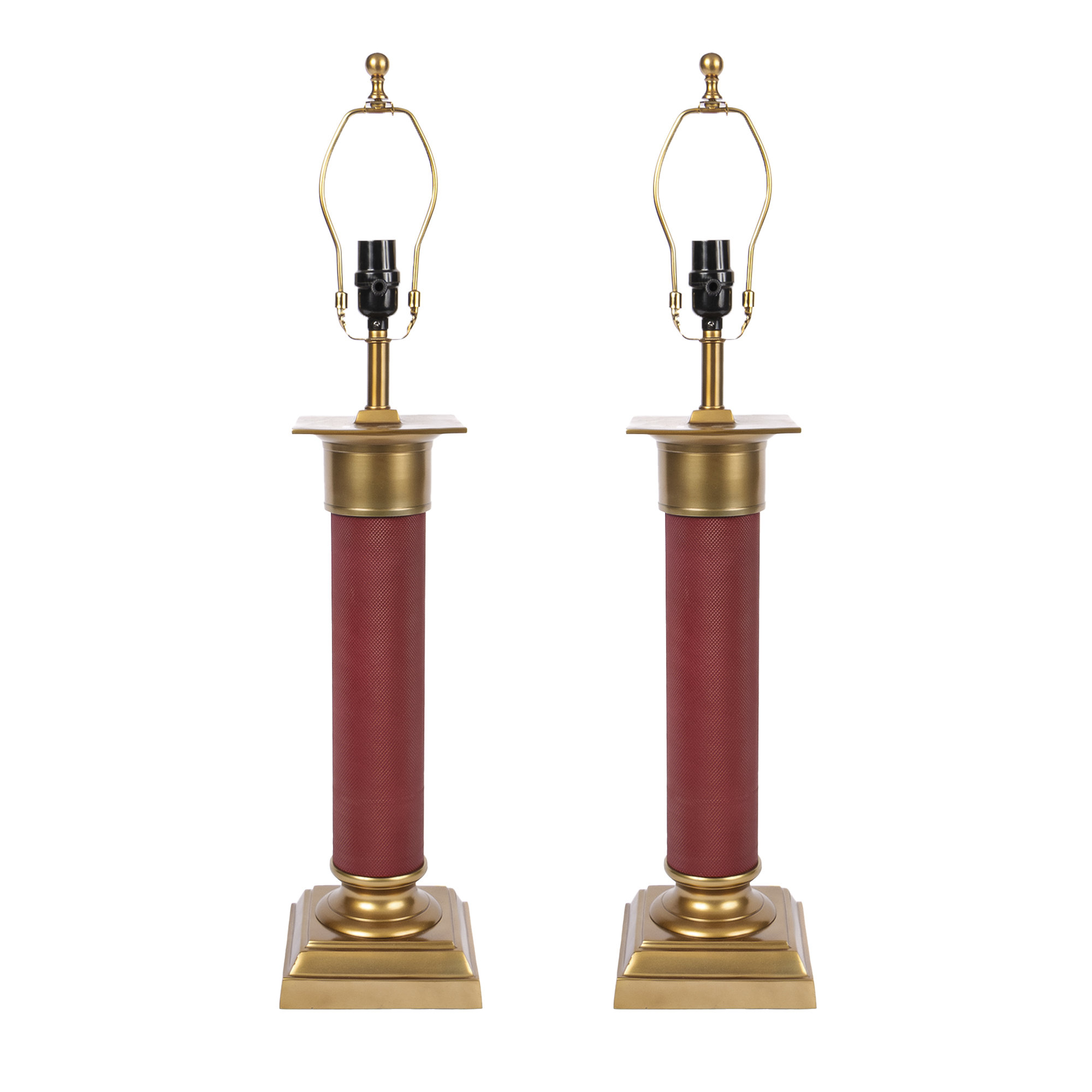 Mercer41 Textured Metal Column Table Lamp | Wayfair