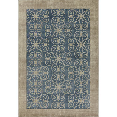 Libby Langdon Winston Looking Glass Teal Area Rug & Reviews | Wayfair