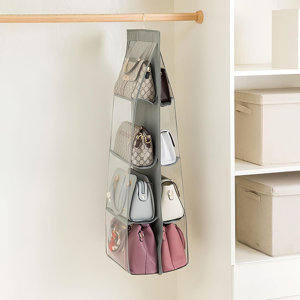 Rebrilliant 2 Pcs 8 Pockets Hanging Purse Handbag Organizer Clear ...