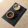 Matterly WaterHog Puppy Face Dog Bowl Feeder Indoor Outdoor Placemat ...