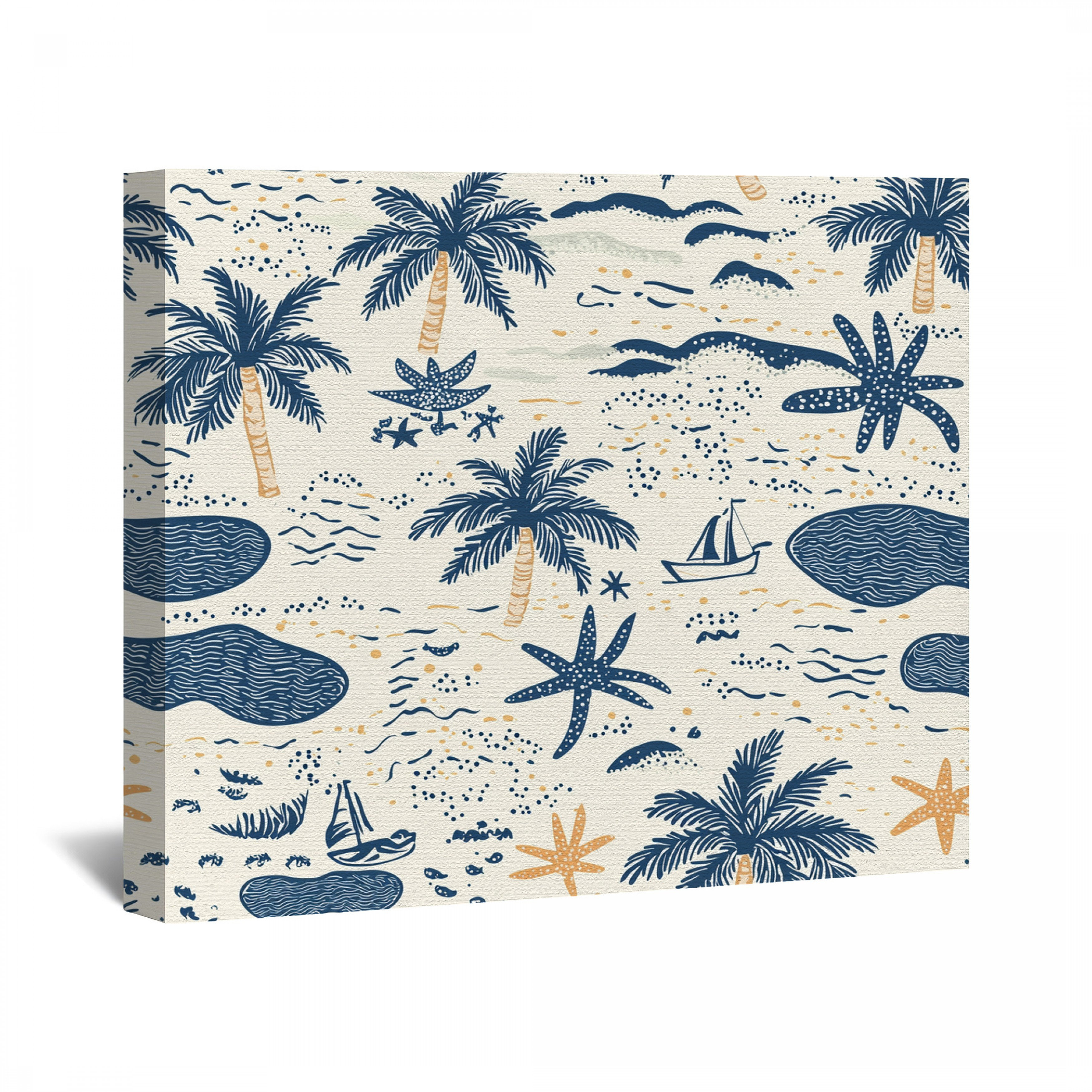 Dovecove Beach Canvas Wrap - Nature Wall Decor | Wayfair