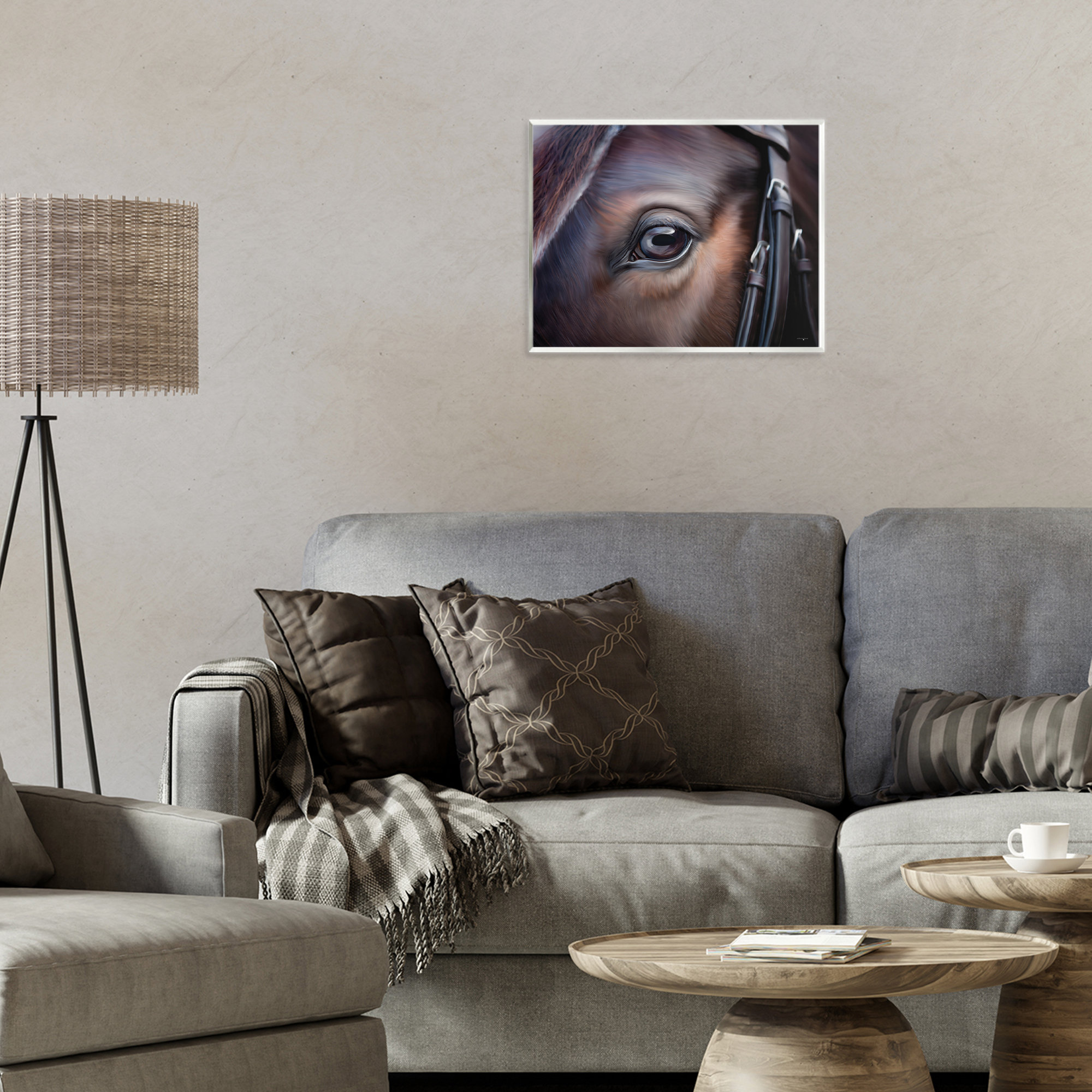 Ebern Designs Equine Gaze Close Up Wall Plaque, design by Seven Trees ...