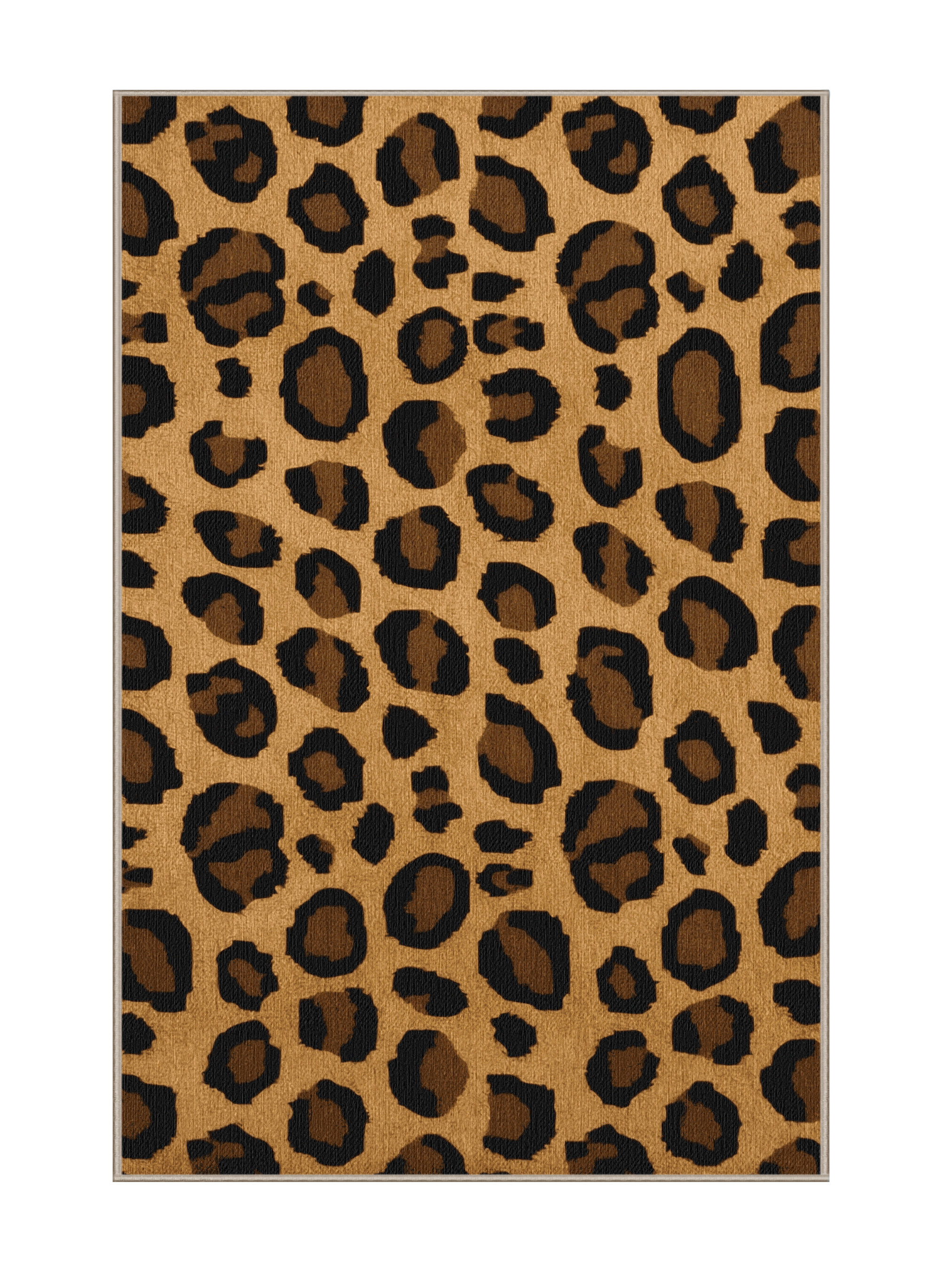 Foundry Select Washable King Cheetah Big Cats Area Rug | Wayfair