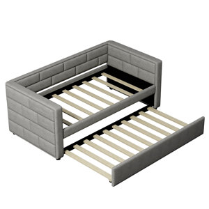 Latitude Run® Jeyline Upholstered Daybed with Trundle | Wayfair