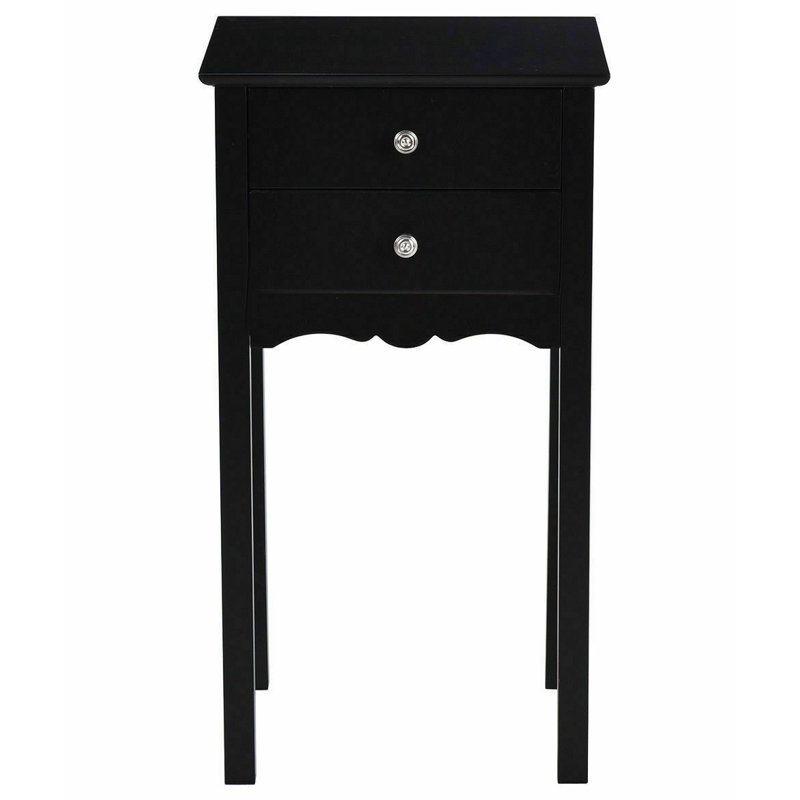 August Grove® Volz 2 - Drawer Nightstand & Reviews | Wayfair