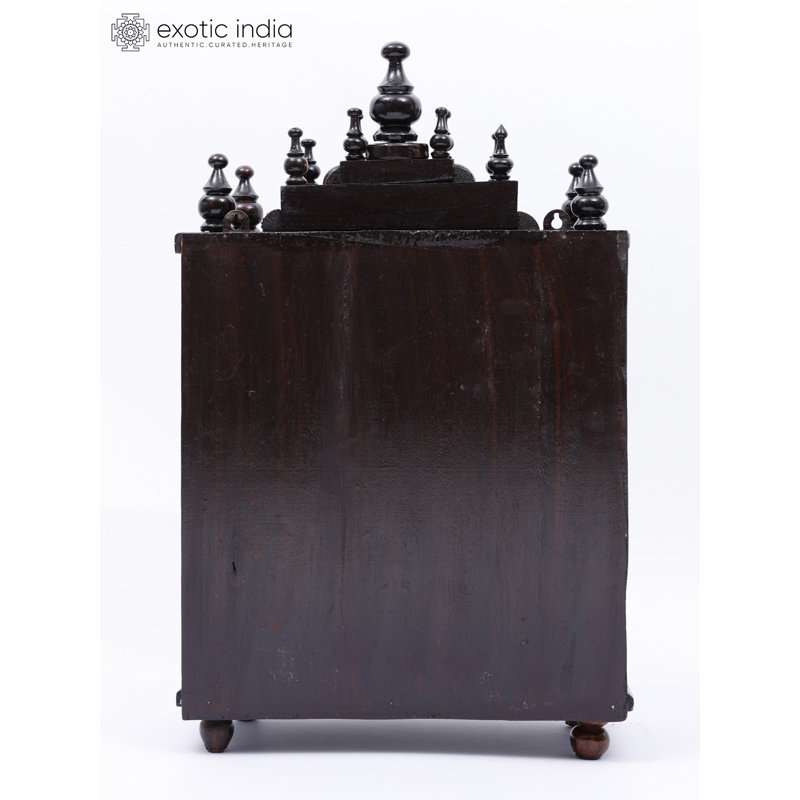 Exotic India 18" Wooden Temple for Home | Wall Hanging | Wayfair