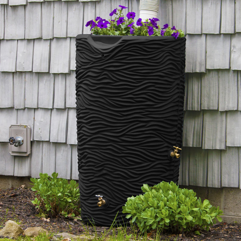 Loon Peak® Whaley 65 Gal. Plastic Drainable Rain Barrel & Reviews | Wayfair