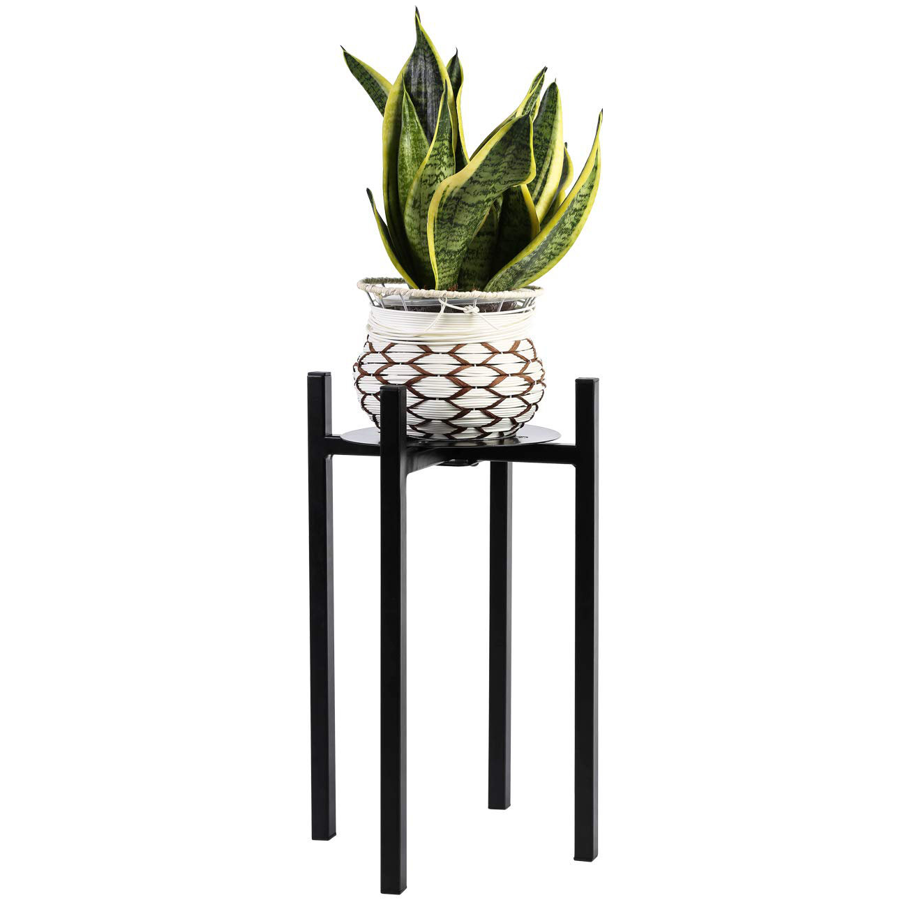 Arlmont & Co. 15" Plant Stand Metal Potted Plant Holder & Reviews | Wayfair