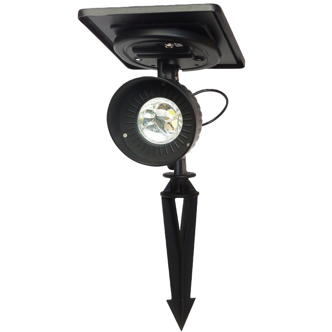 Gama Sonic Progressive Black Solar Powered Integrated LED Garden and ...