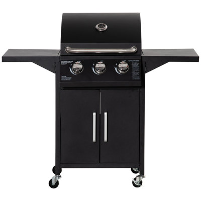 Outsunny Single Burner Freestanding Gas Grill | Wayfair