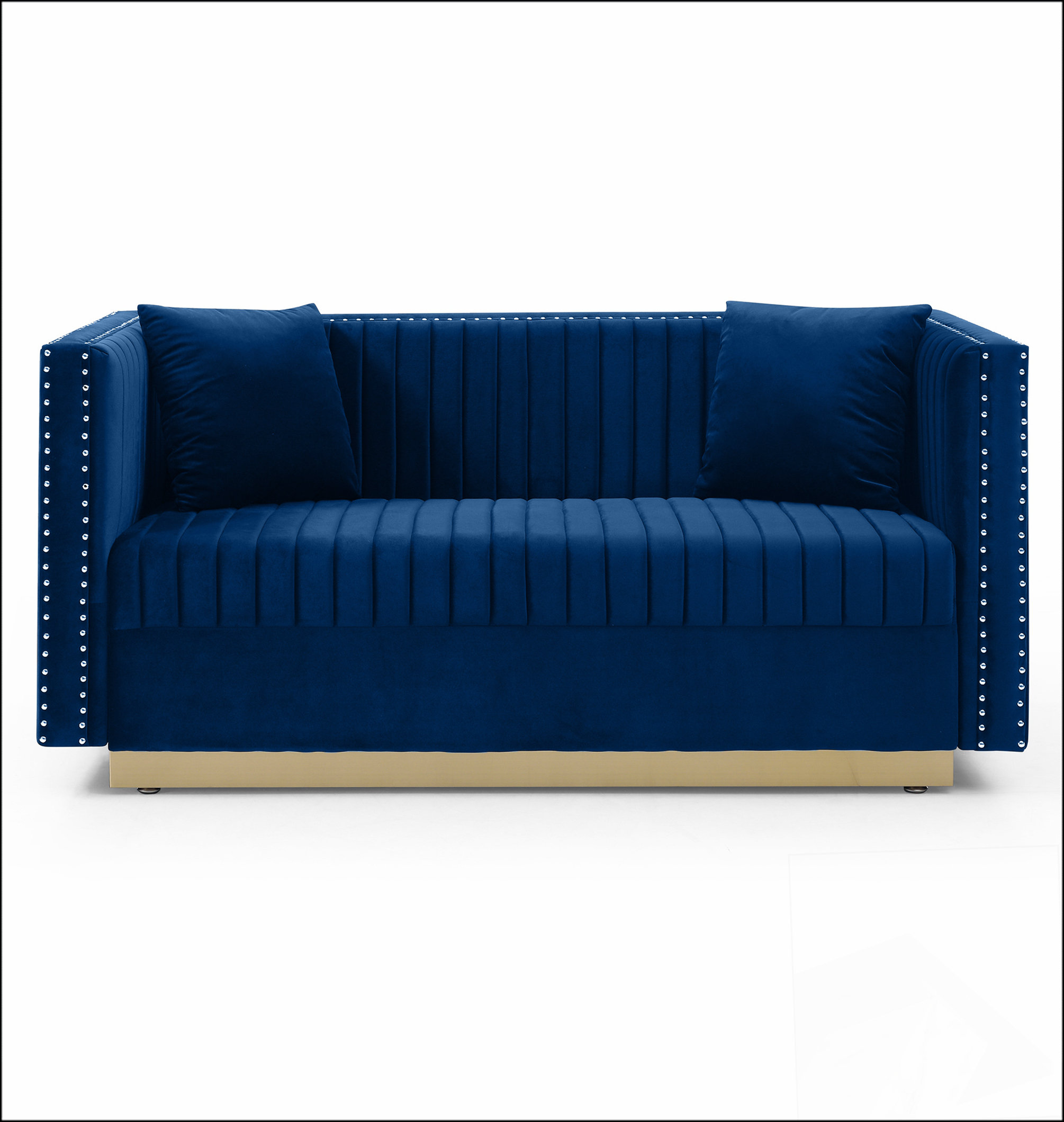 Latitude Run® Vertical Channel Tufted Upholstered Sofa Couch for Living ...