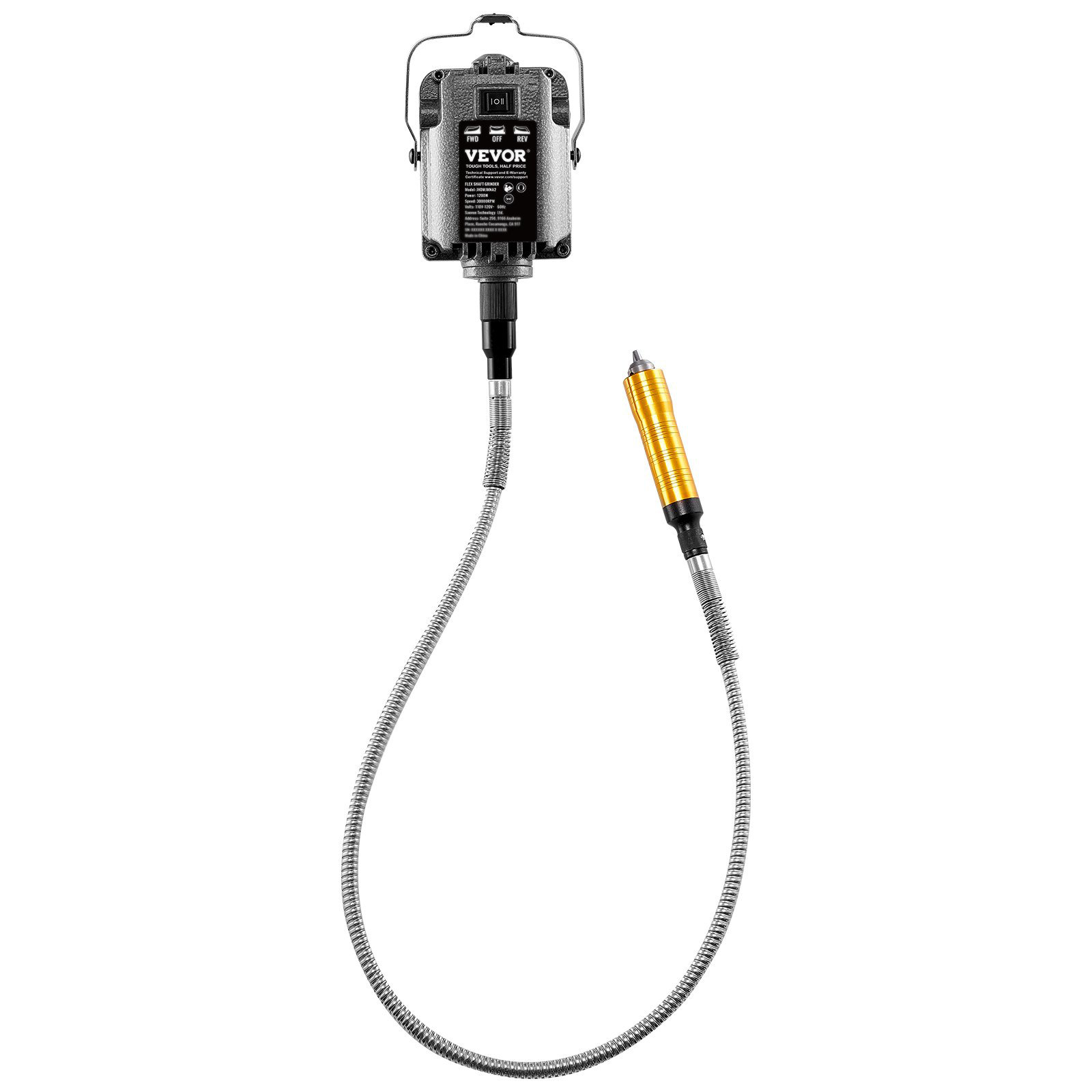 17 Stories Flex Shaft Grinder, 1000W 30,000RPM Electric Flex Shaft ...